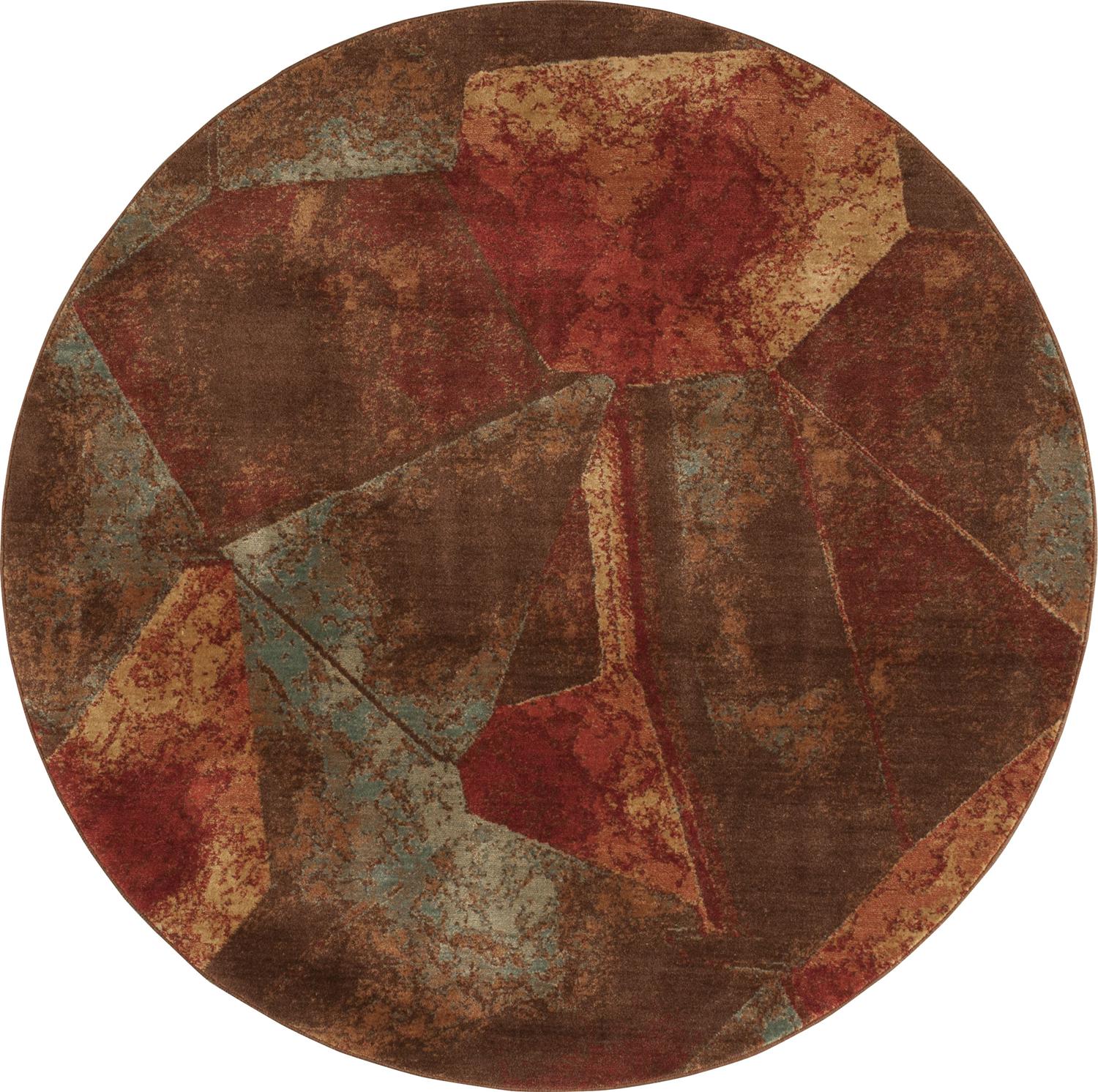 Nourison Somerset Collection St77 5'6" X 5'6" Round Rug