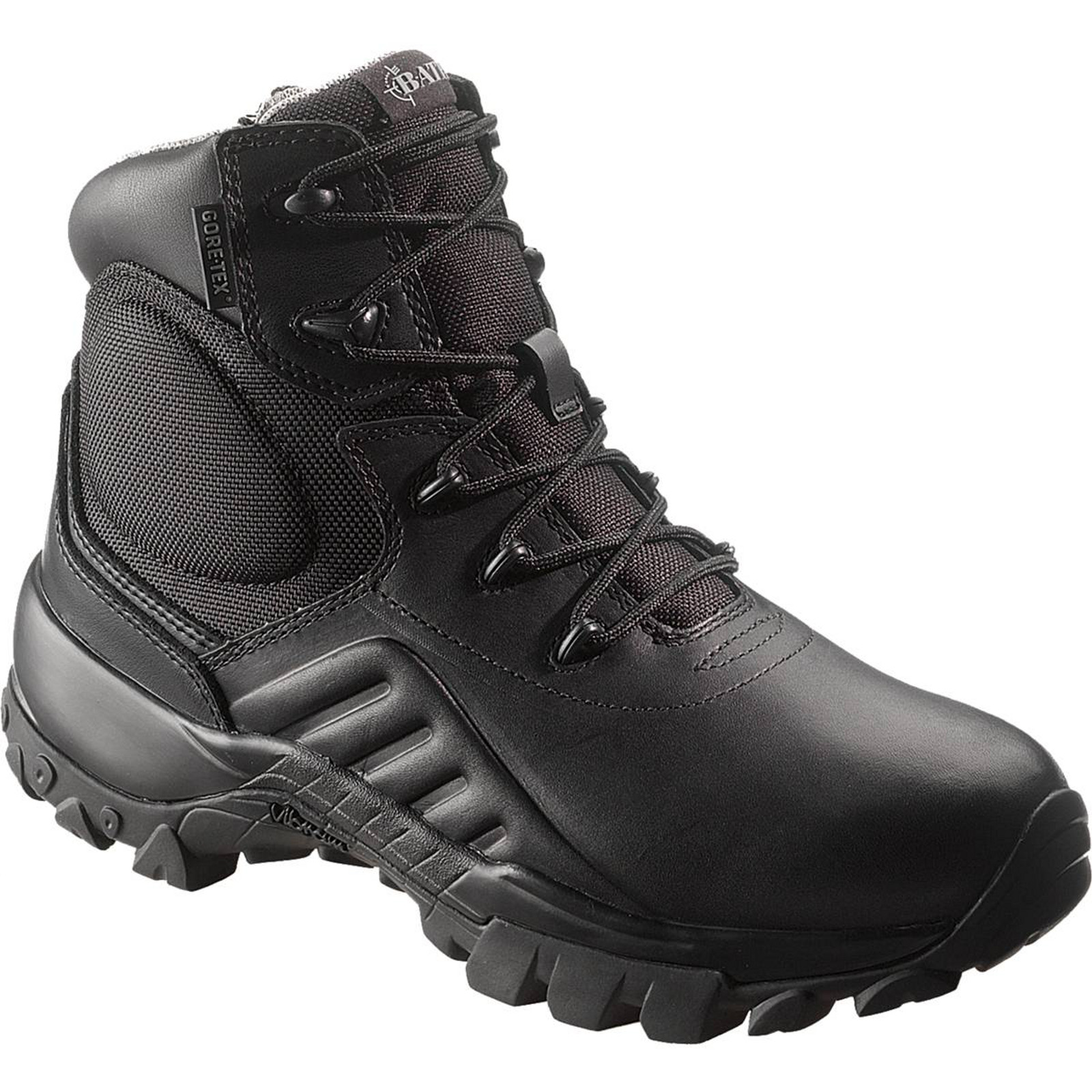 Bates Men's Delta-6 Gore-Tex Black Side Zip Tactical Work Boots- Wide Width