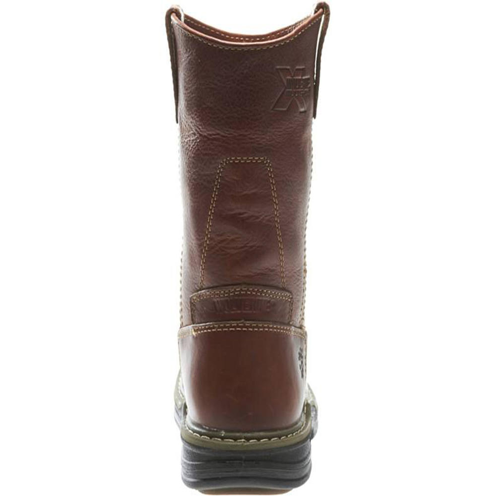 Wolverine Men's 10" Leather Contour Welt Soft Toe Wellington Boot ...
