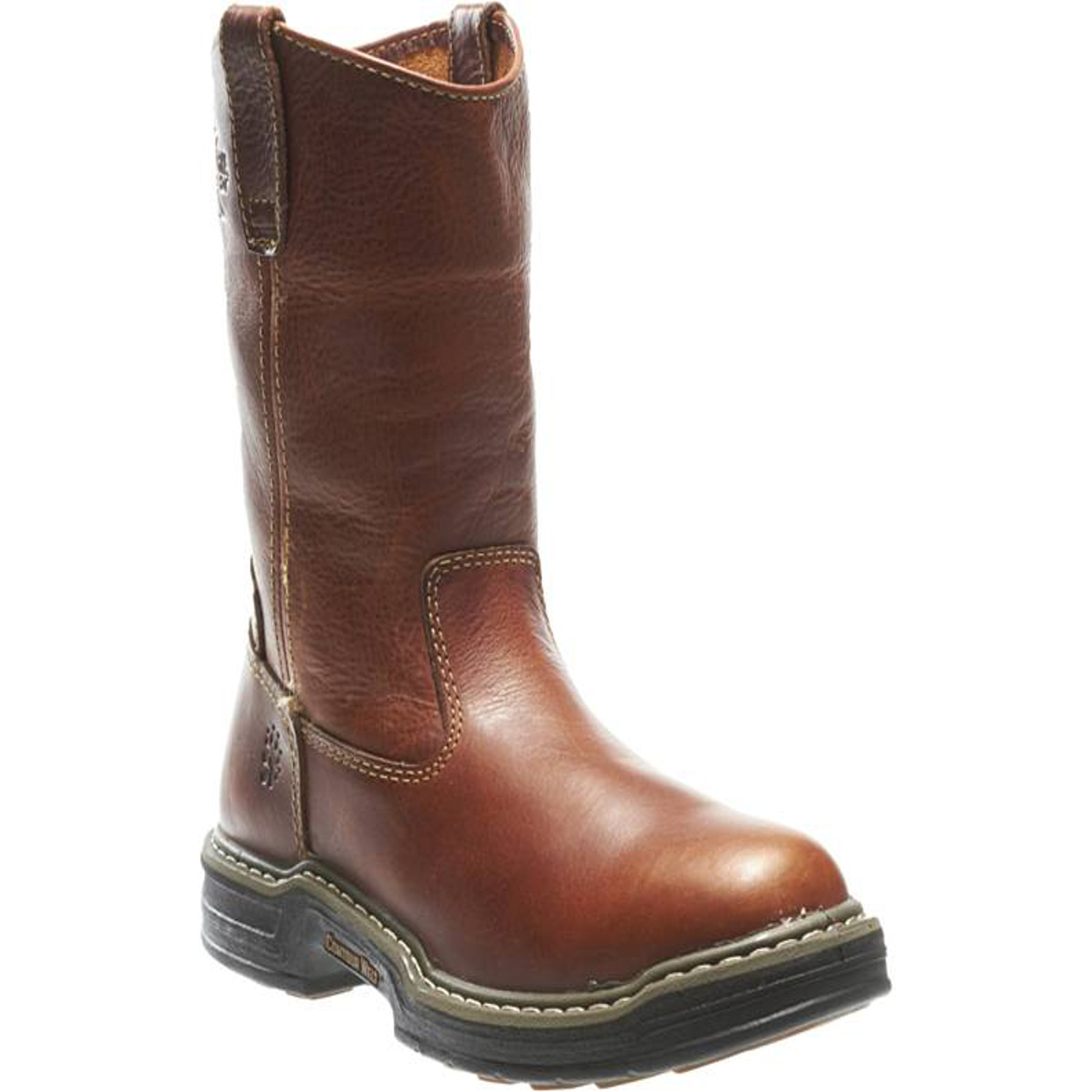 Wolverine Men's 10" Leather Contour Welt Soft Toe Wellington Boot ...