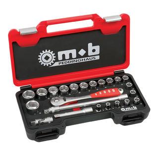 MOB Peddinghaus 23 pc 1/2" GDS Ratchet & Socket set with FusionBox