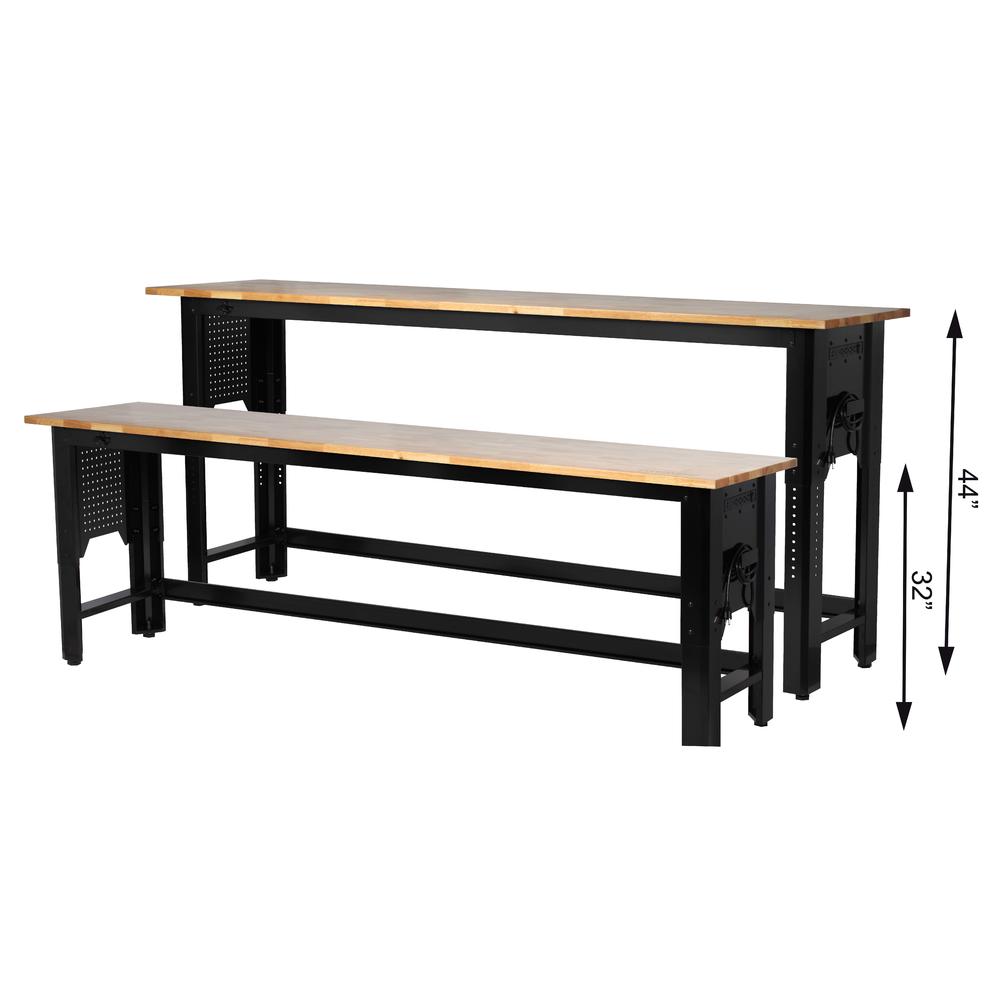 Craftsman 96 in. Adjustable Height Workbench
