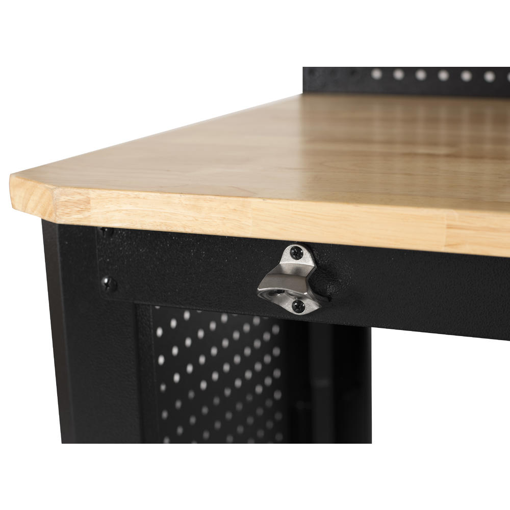 Craftsman 48 in. Adjustable Height Workbench with Pegboard and LED Light