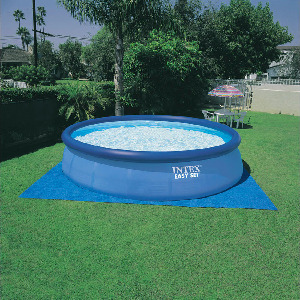 Intex 15' x 48" Easy Set Pool (w/ Filter Pump, Ladder, Ground Cloth ...
