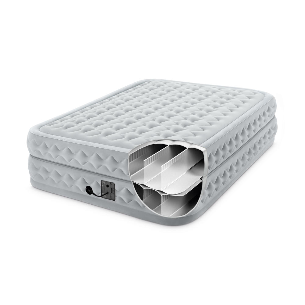 Intex Supreme AirFlow Queen Airbed with Fiber-Tech Technology