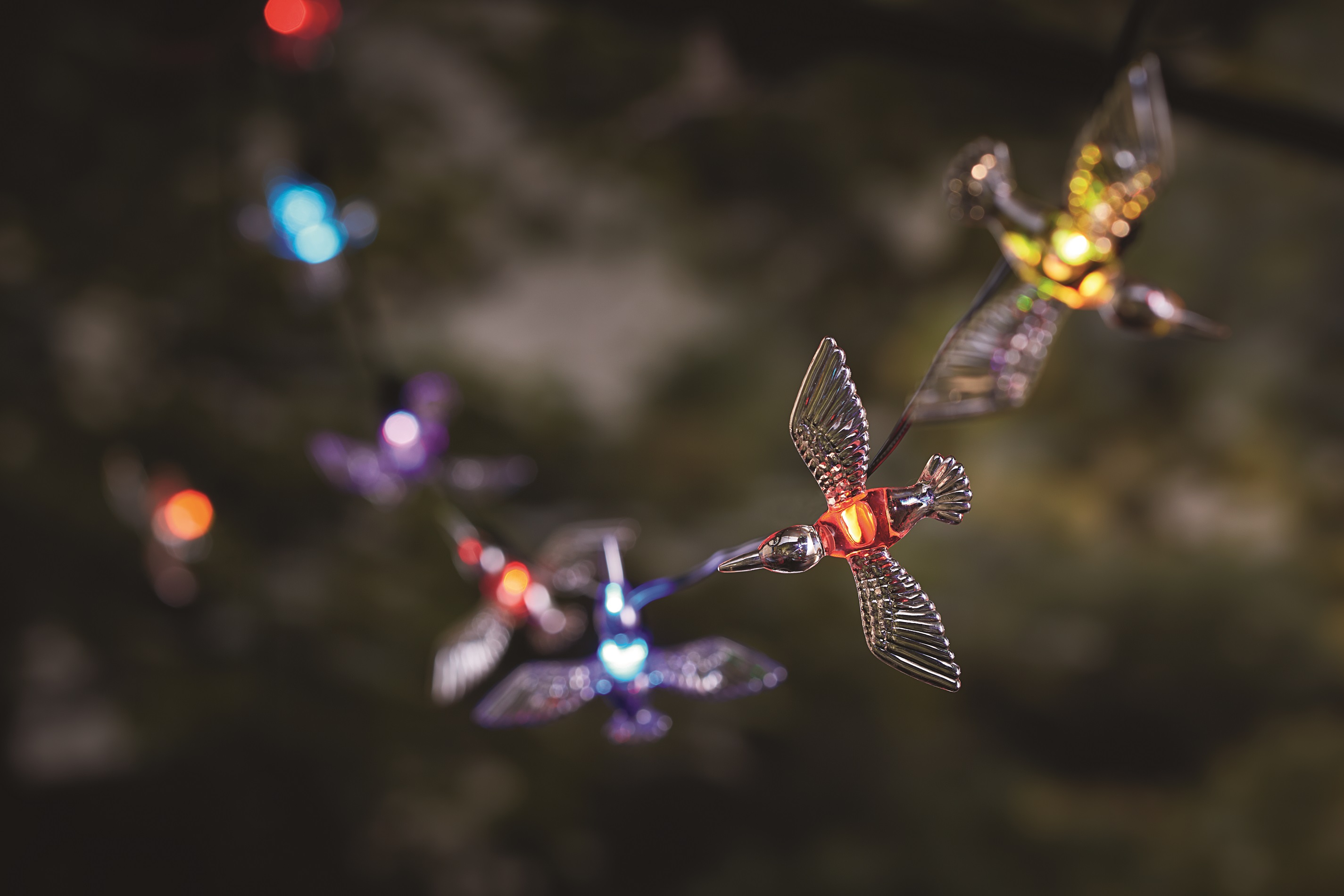 20 Count - Solar String Lights - Hummingbird