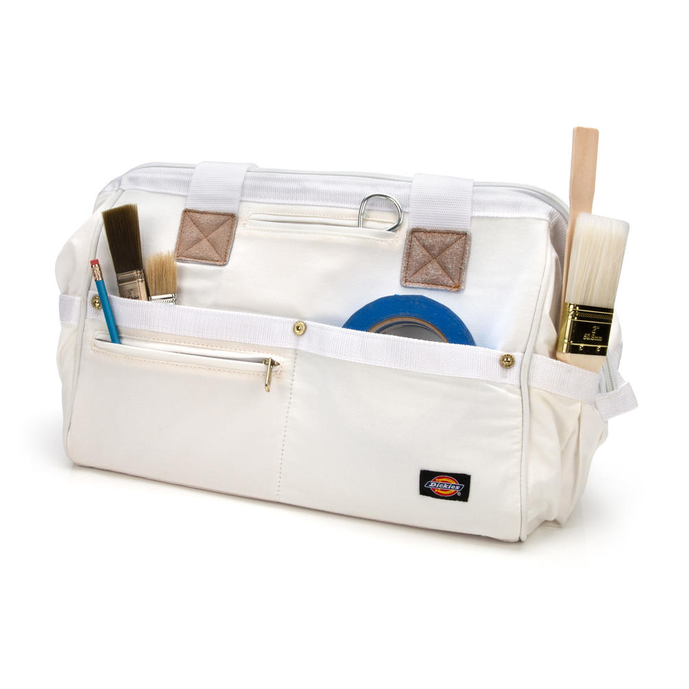 Dickies 57040 16" Work / Tool Bag, White