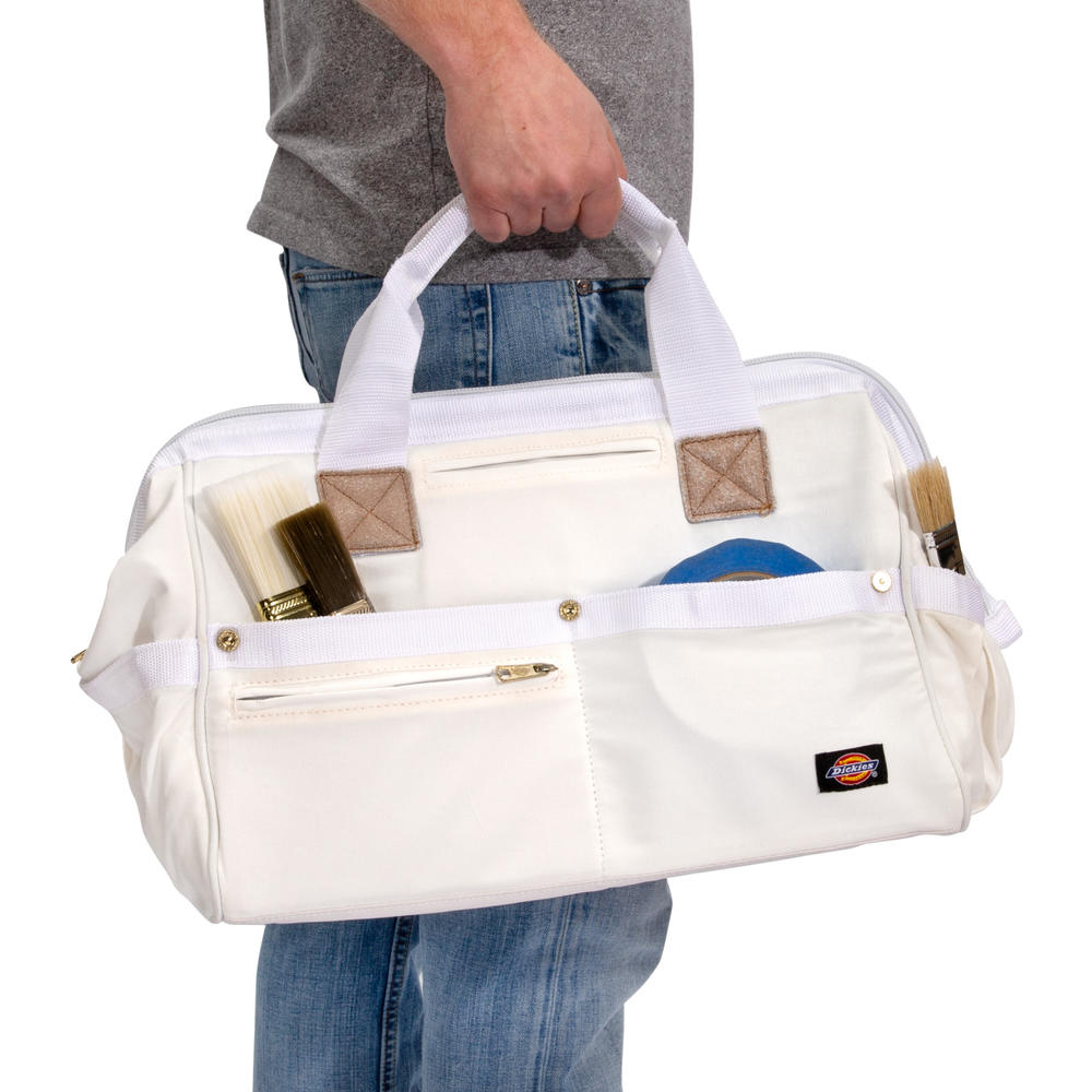 Dickies 57040 16" Work / Tool Bag, White
