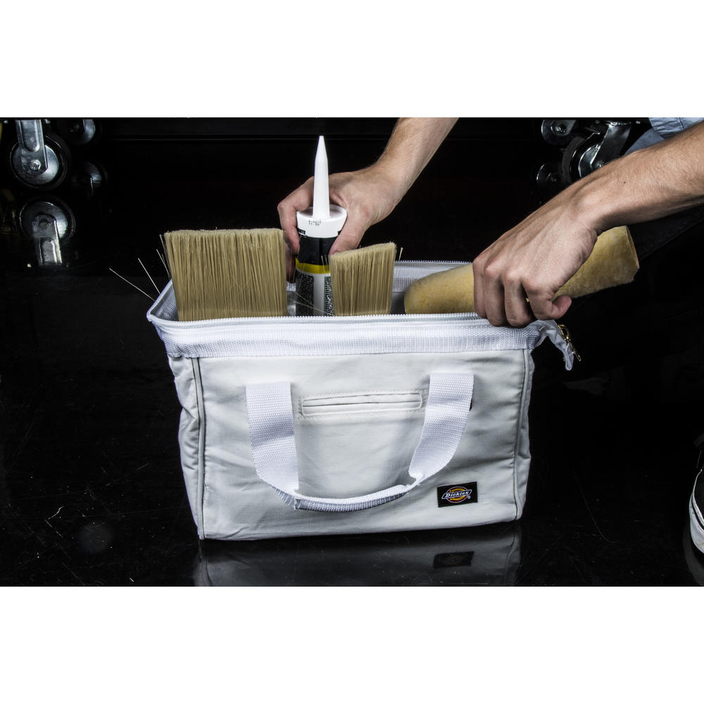 Dickies 57043 12" Work / Tool Bag, White