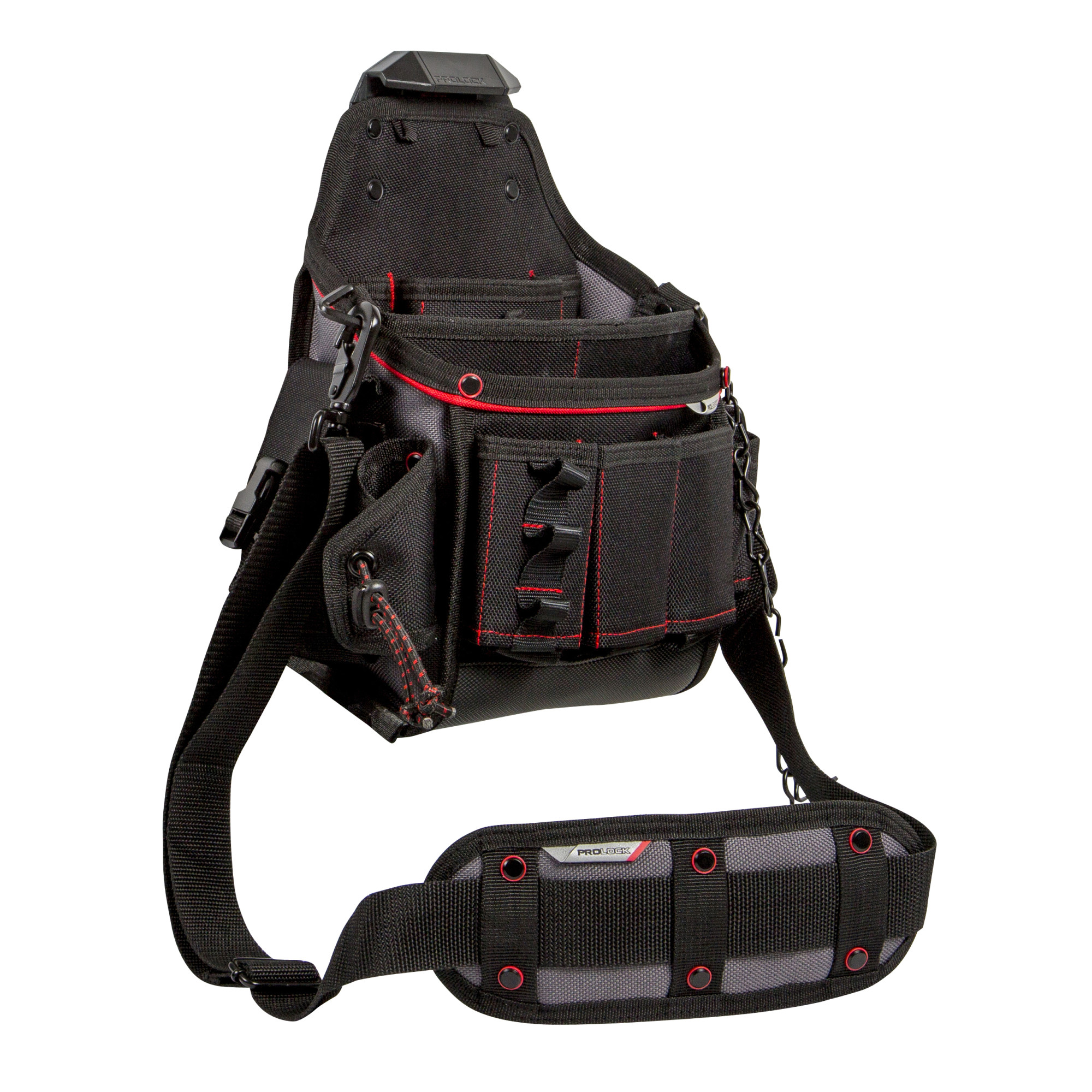 ProLock 8-Pocket Maintenance and Electrician's Tool Pouch with Tape Chain