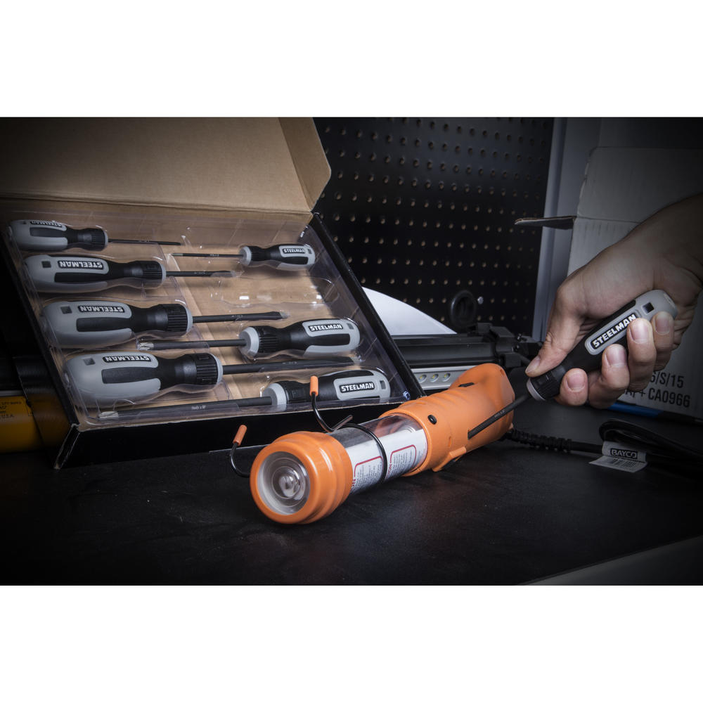 Steelman Magnetic Diamond Tip Screwdriver Set, 8-Piece