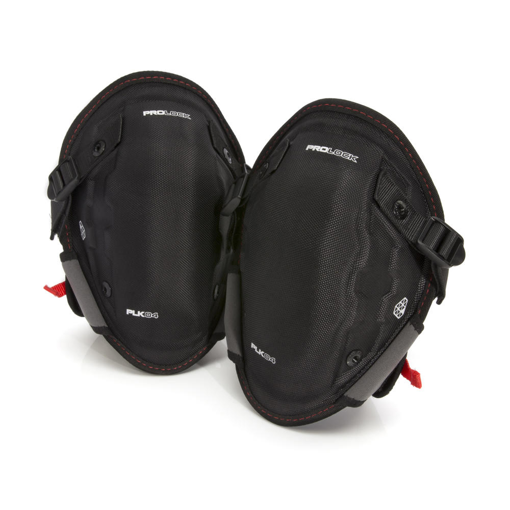 ProLock Professional Black Gel Abrasion Resistant Safety Knee Pads