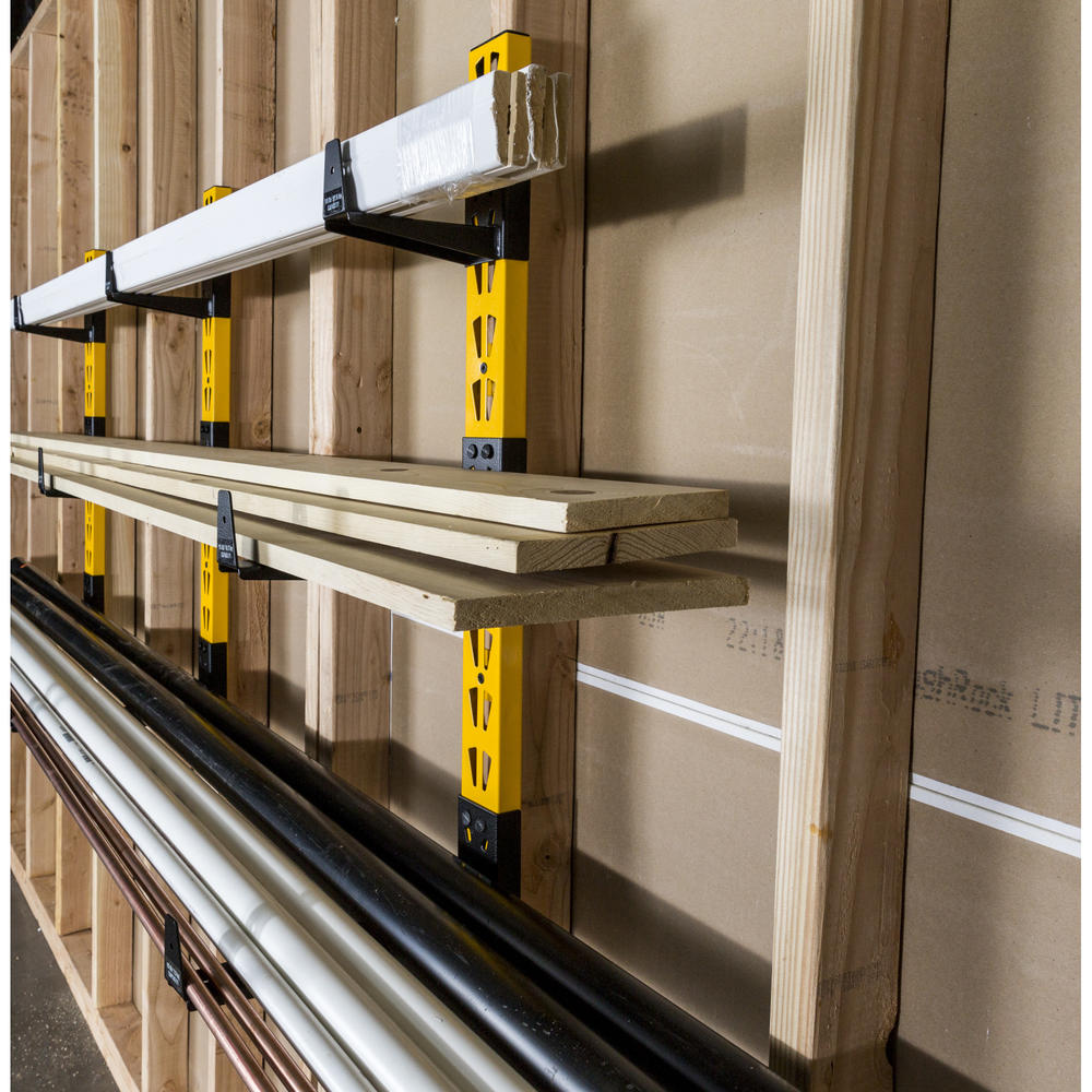 DeWalt DXSTACLR 3-Piece Wall Mount Cantilever Materials Rack