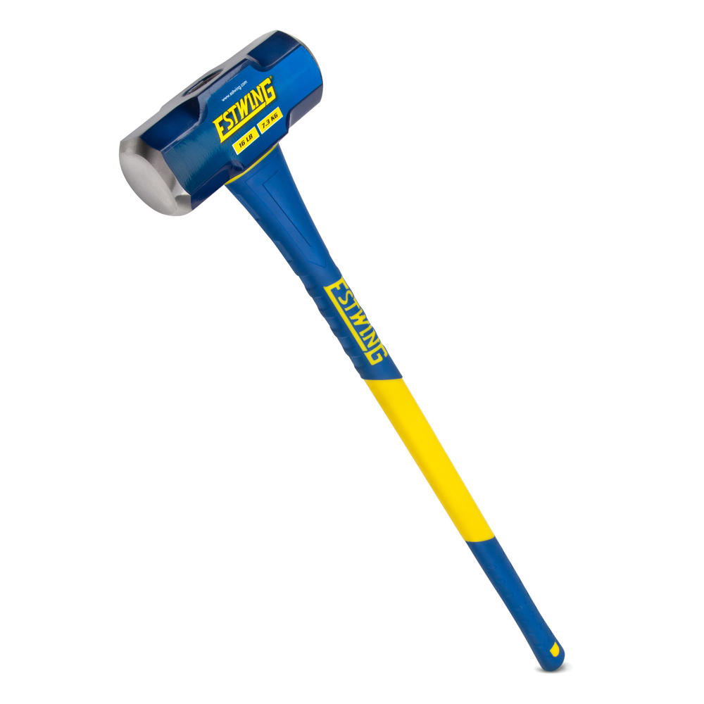 Estwing 16 lb. Hard Face Sledge Hammer, 36 in. Fiberglass Handle