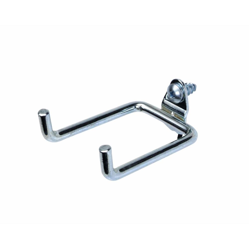 DuraHook 2-3/4 In. Double Rod 80 Degree Bend 1/4 In. Dia. Zinc Plated ...