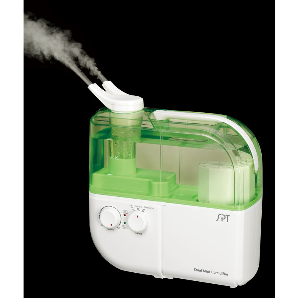 SPT SU-4010G Dual-Mist Warm/Cool Ultrasonic Humidifier with ION ...