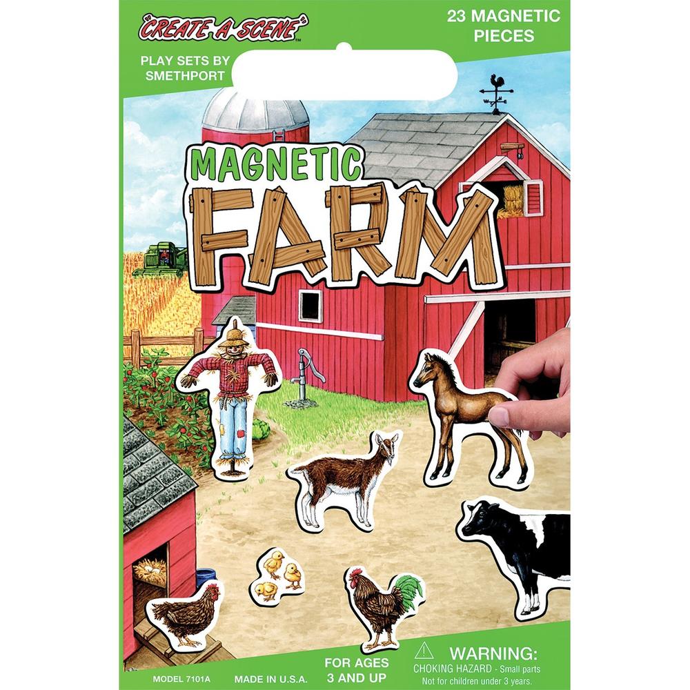 PlayMonster Magnetic Create-A-Scene Farm