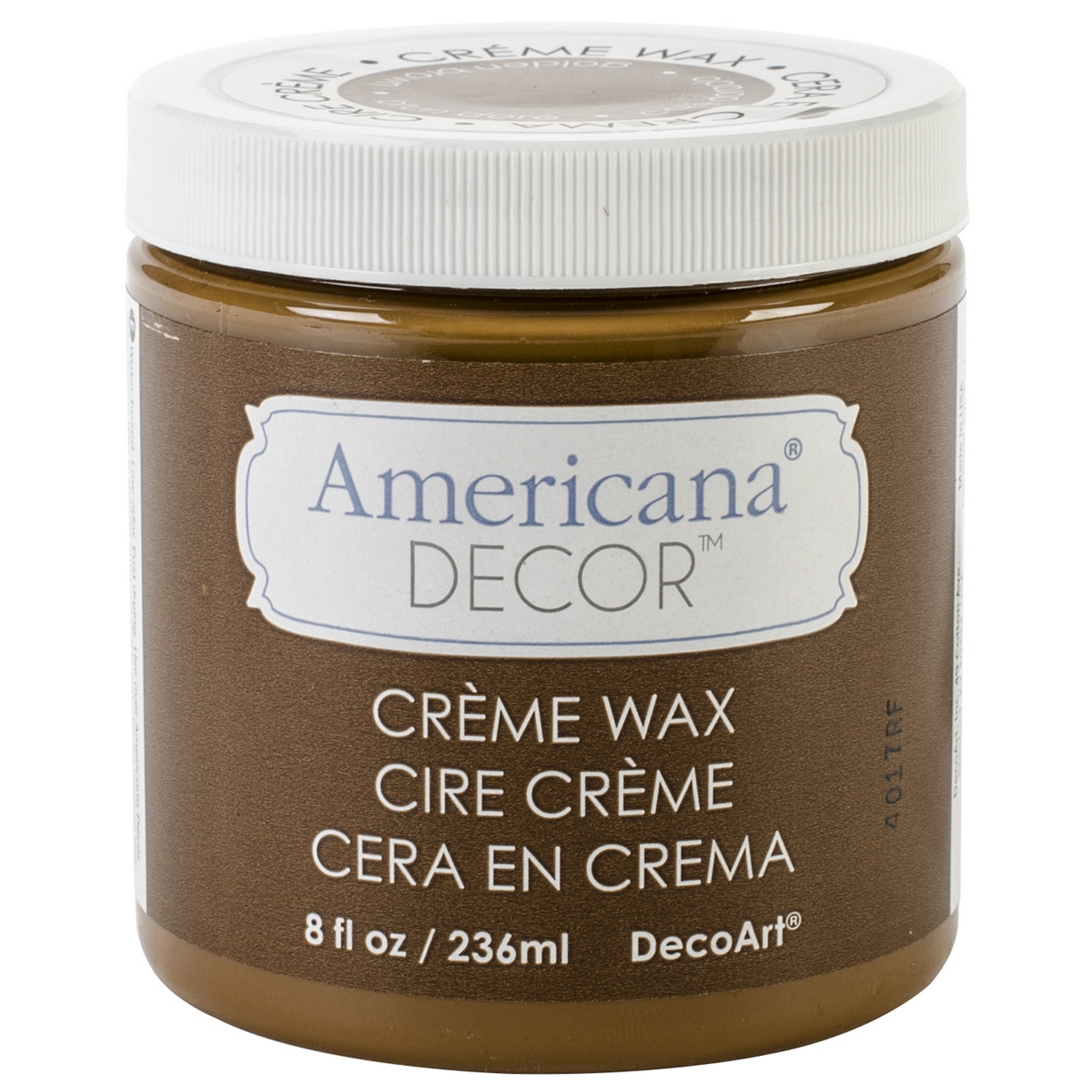 Americana Decor Creme Wax 8oz Golden Brown