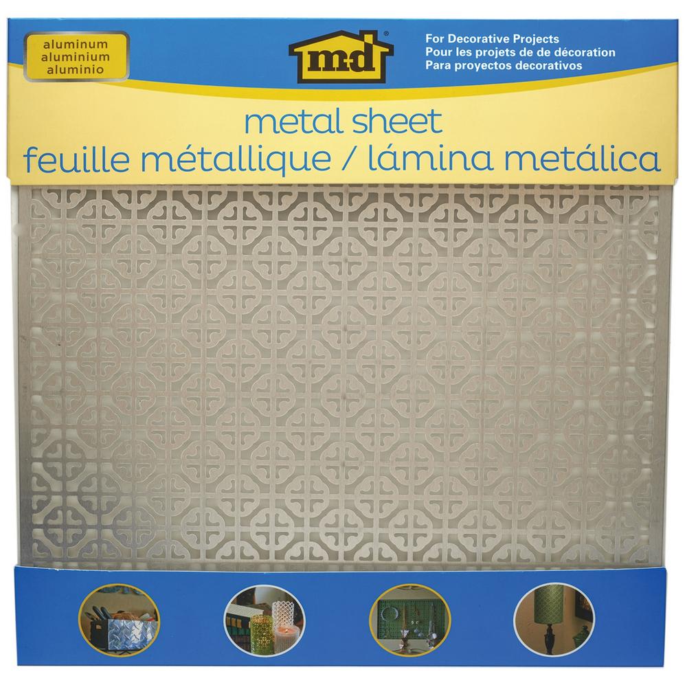 MD Hobby & Craft Aluminum Metal Sheet 12"X12" Mosaic