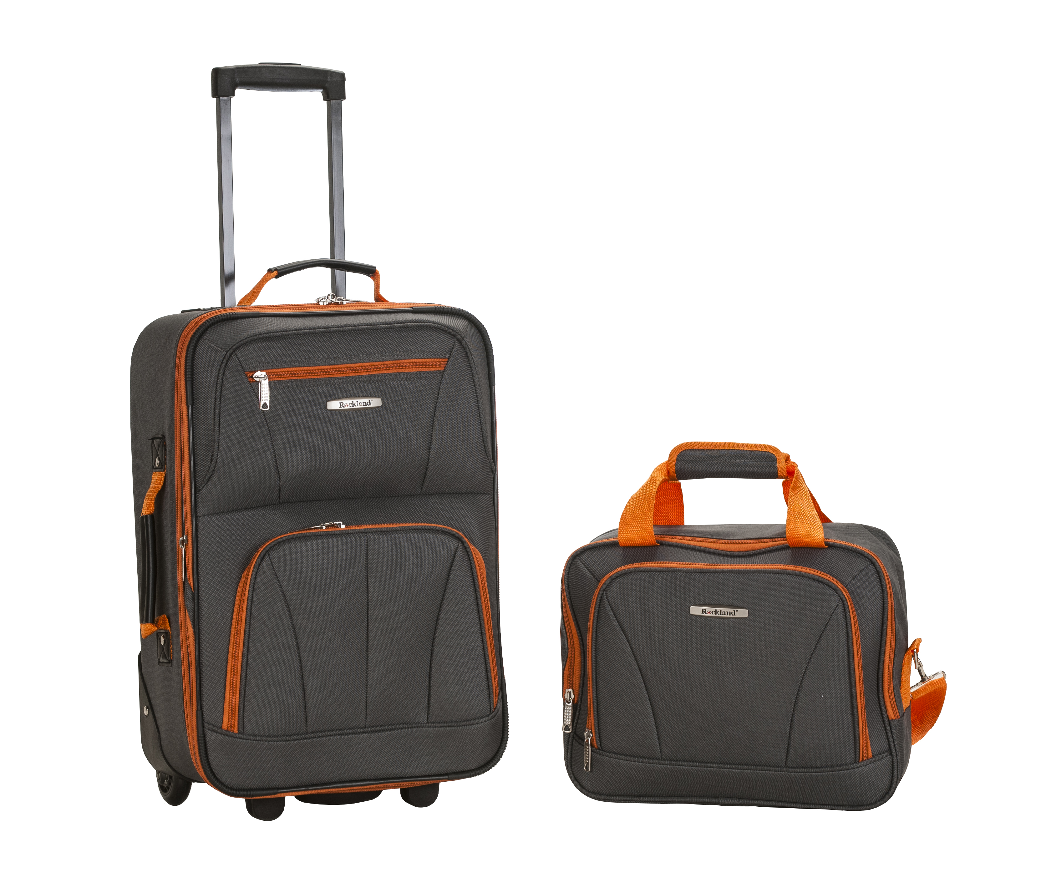 Rockland 2 Piece 4-wheel Spinner Suitcase Set Rockland 2-Piece Luggage ...