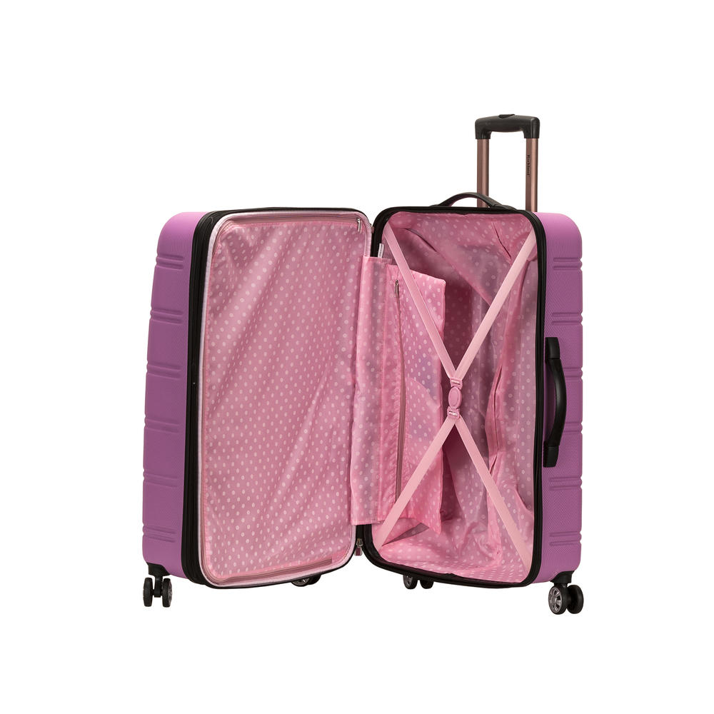 Rockland Fox Luggage Melbourne Pick 3 Pc ABS Spinner Luggage Set