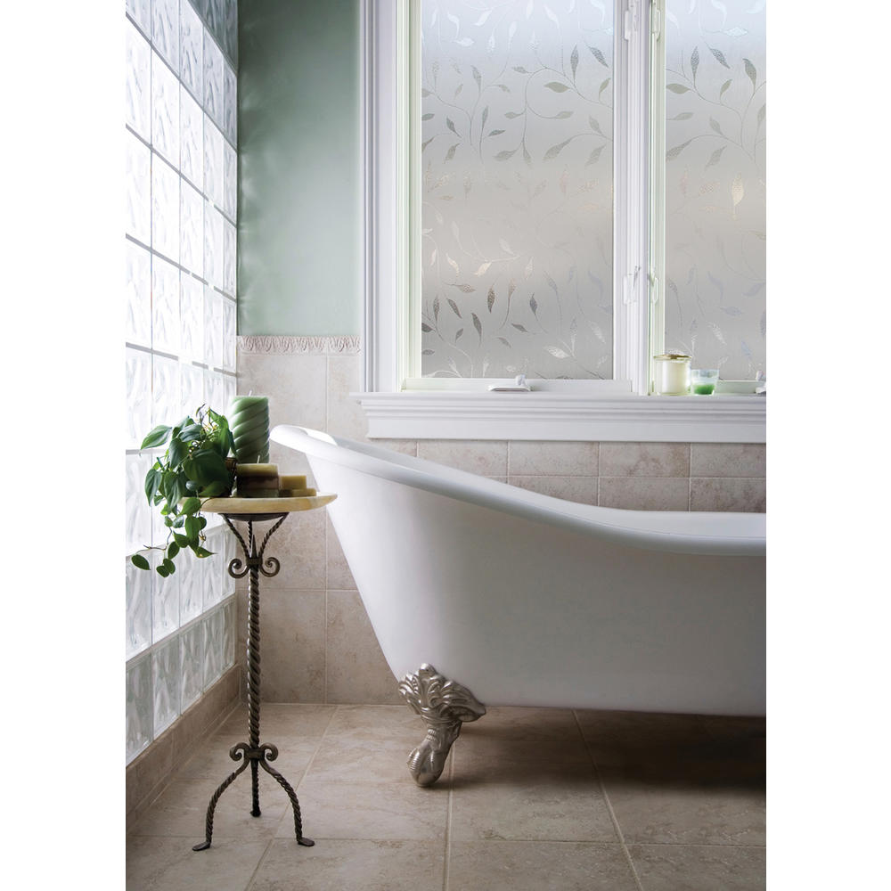 24" x 36" - Etched Leaf Window Film