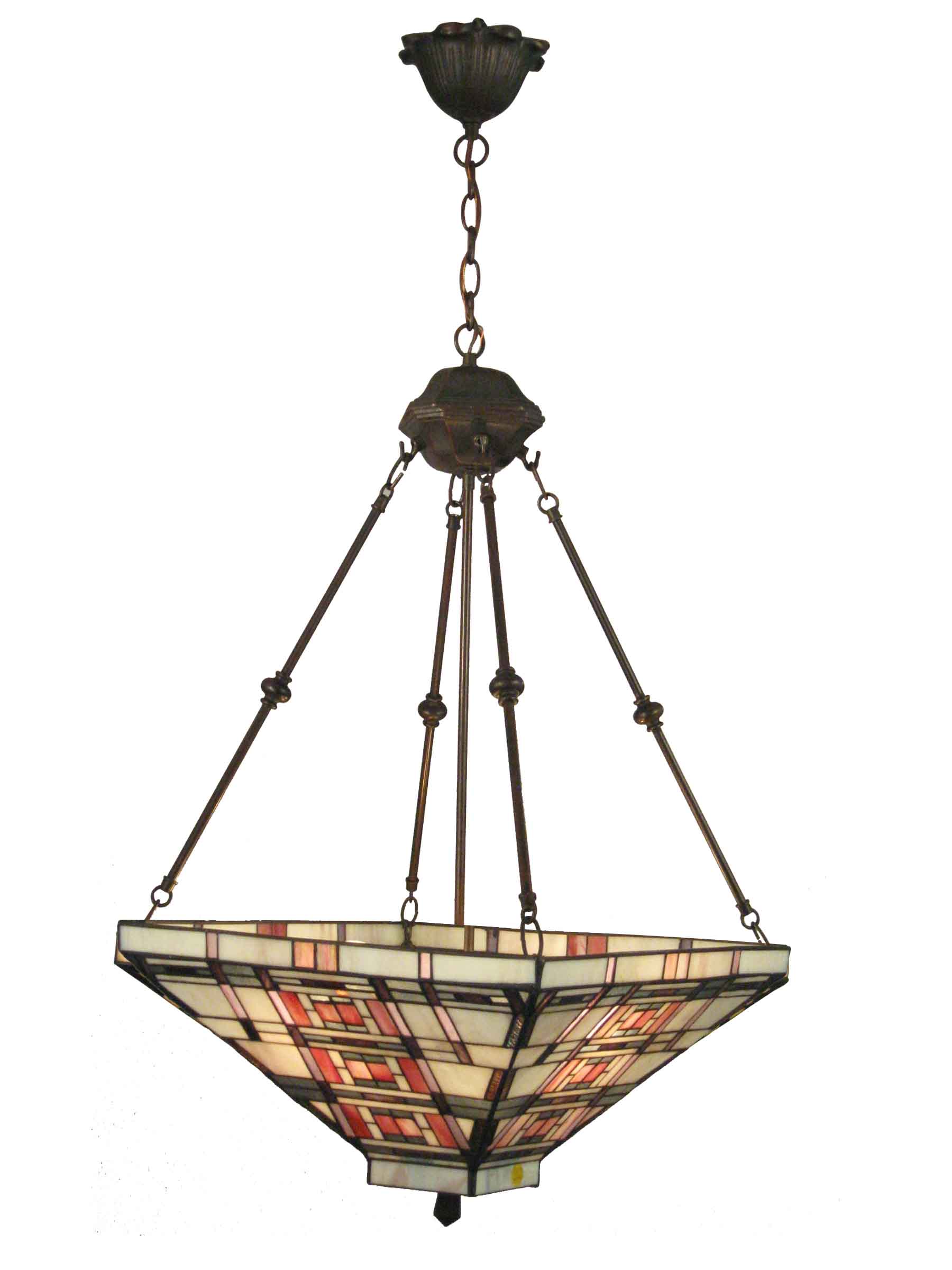 SpringDale Rayssa Tiffany Inverted Mission Hanging Fixture