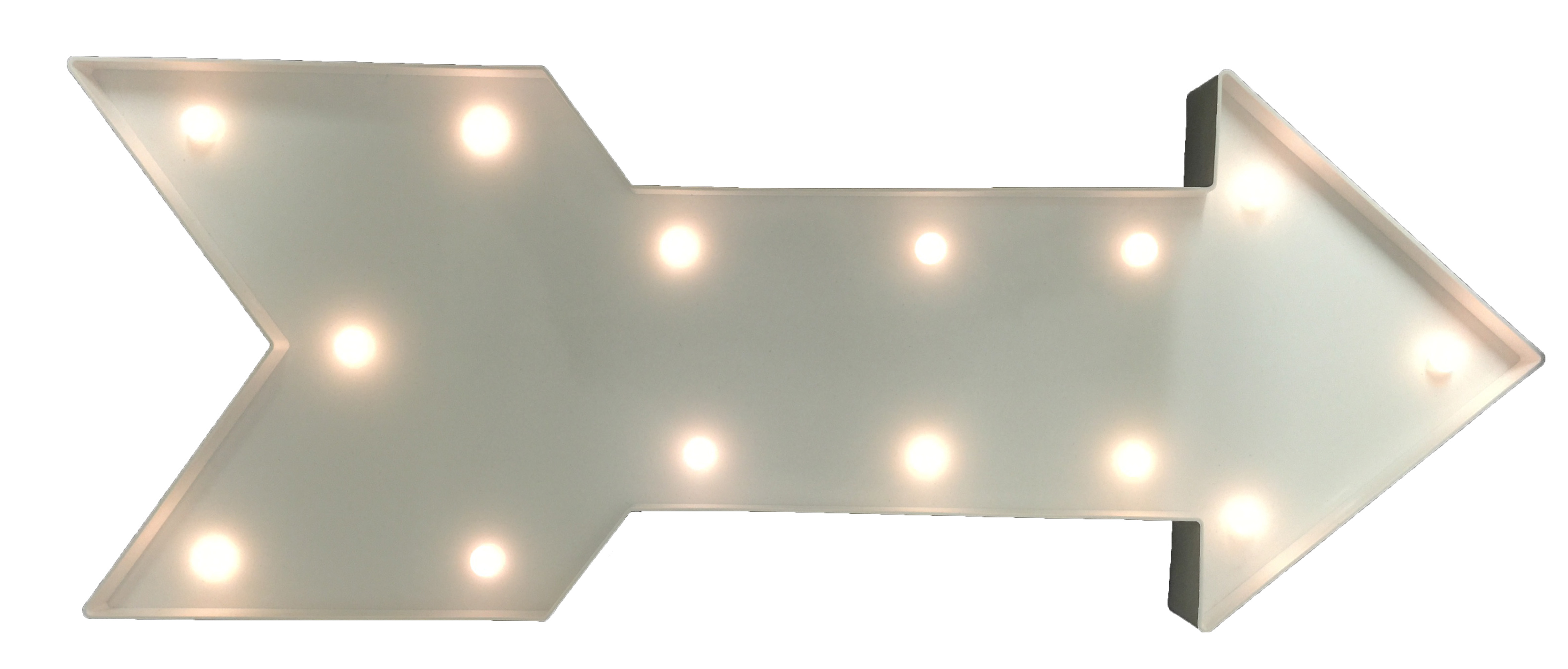 Creative Motion Industries Battery-Operated Lighted Sign with Arrow