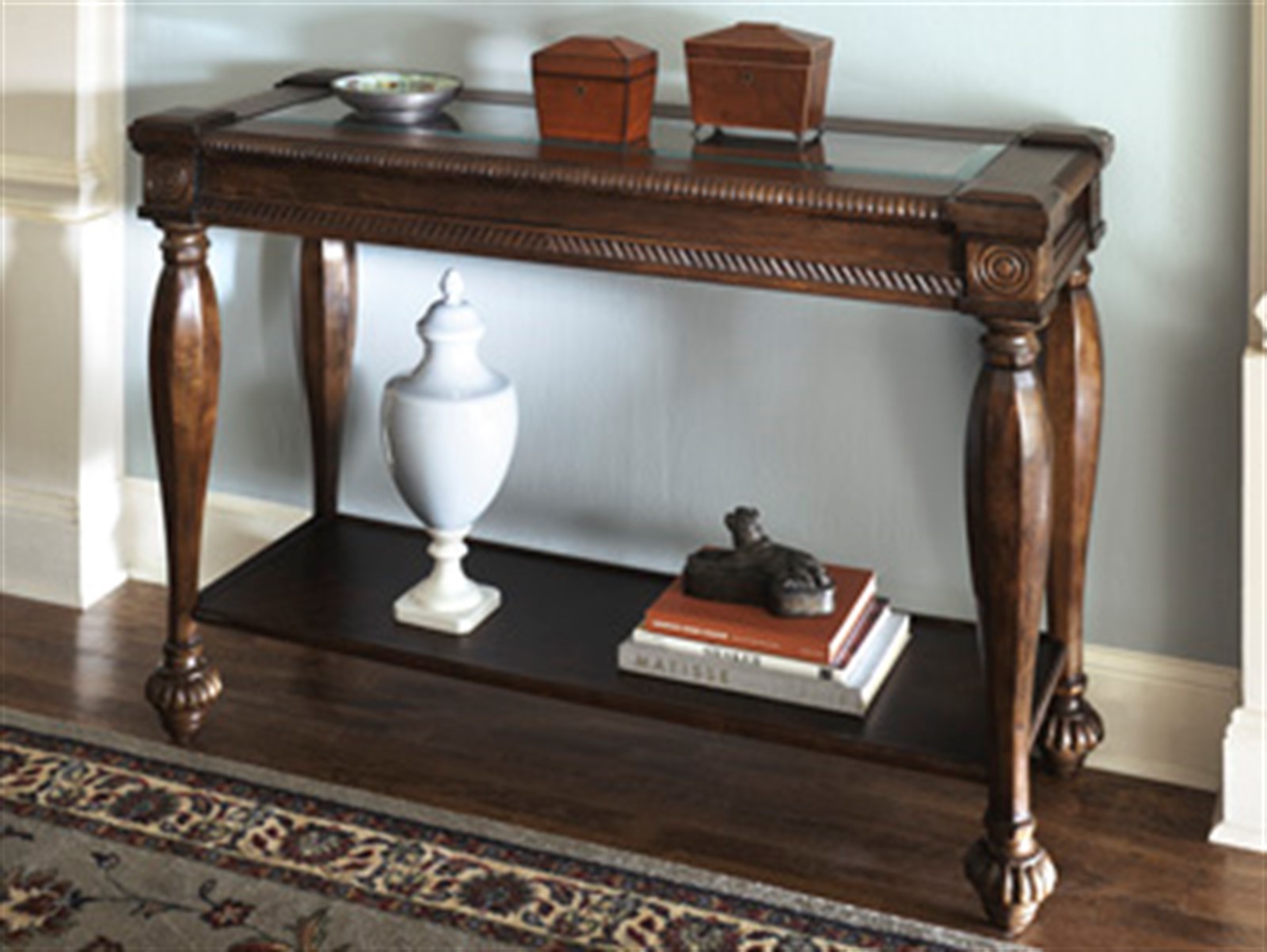 Signature Design by Ashley Mantera Sofa/Console Table