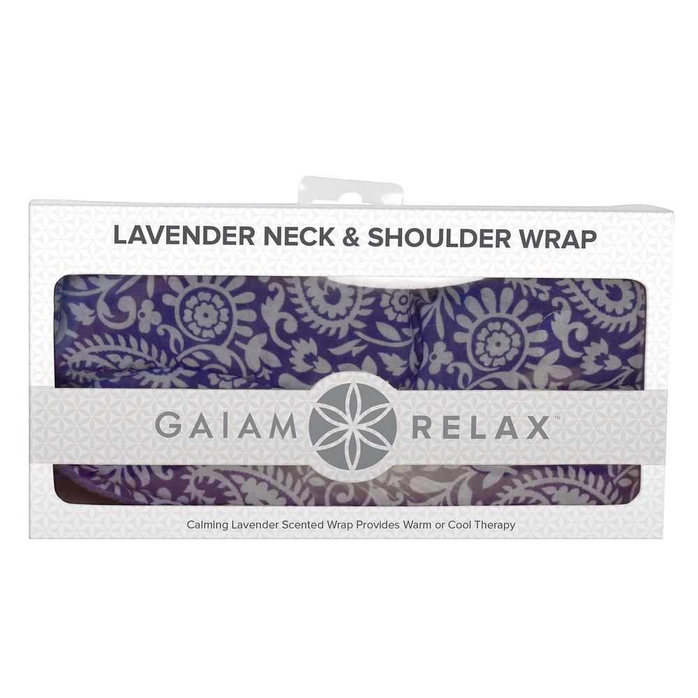 Relax Neck Shoulder Wrap Purple Gaiam