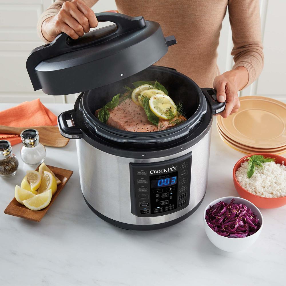 Crock-Pot SCCPPC600-V1 6 qt. Express Crock Multi-Cooker - Stainless Steel