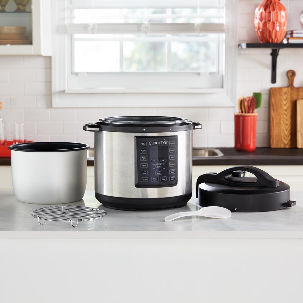 Crock-Pot SCCPPC600-V1 6 qt. Express Crock Multi-Cooker - Stainless Steel
