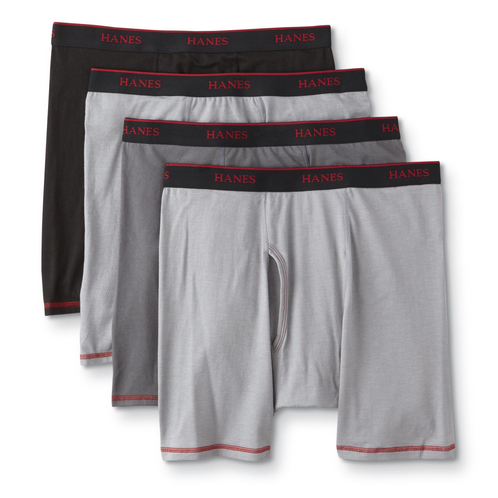 Hanes Mens 4 Pack Cool Comfort Boxer Briefs