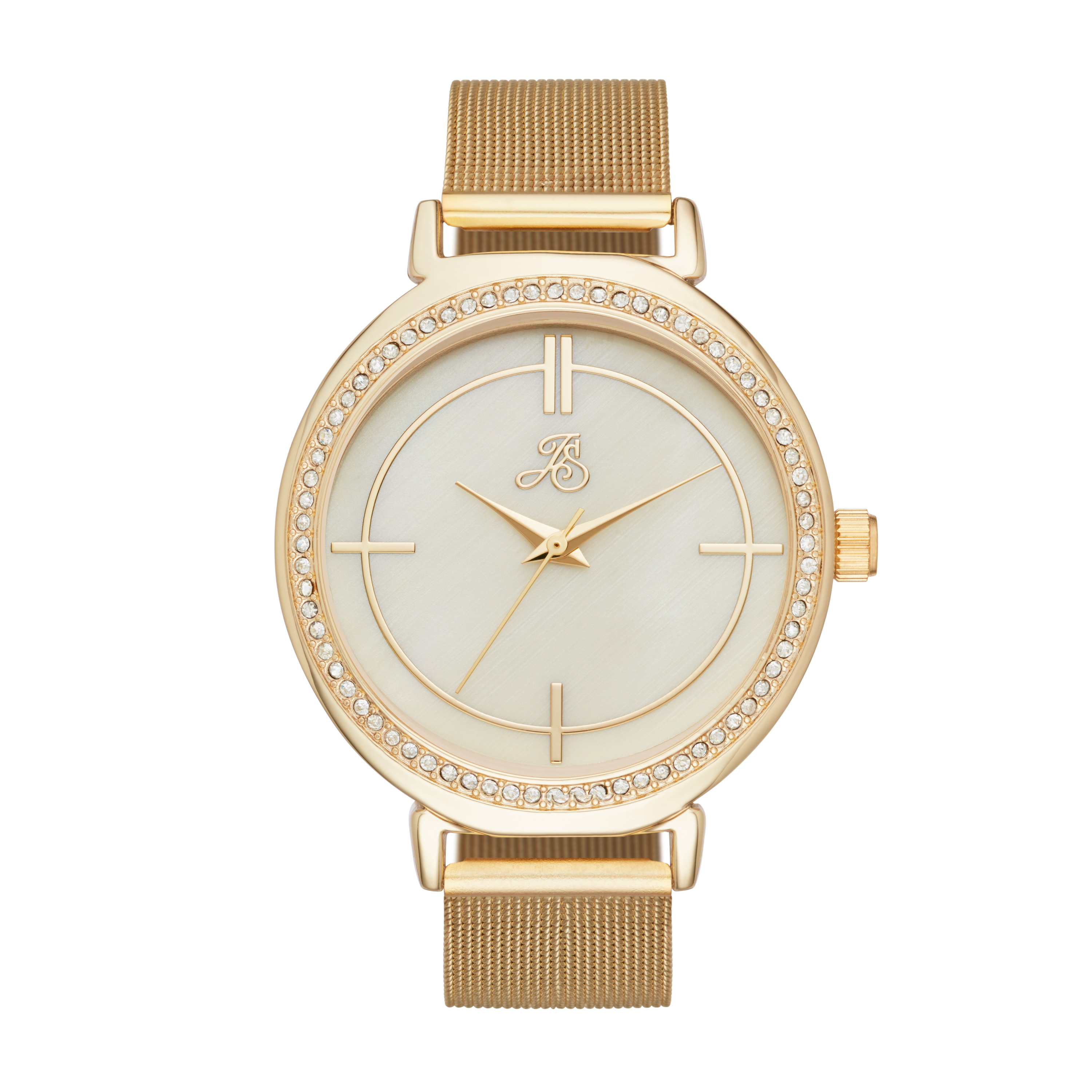 Jaclyn Smith Ladies Gold Mesh Watch Jaclyn Smith Ladies Gold Mesh Watch