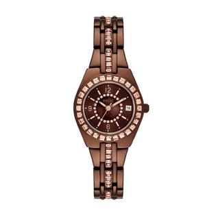 Relic Brown IP Queen's Court Bracelet Watch