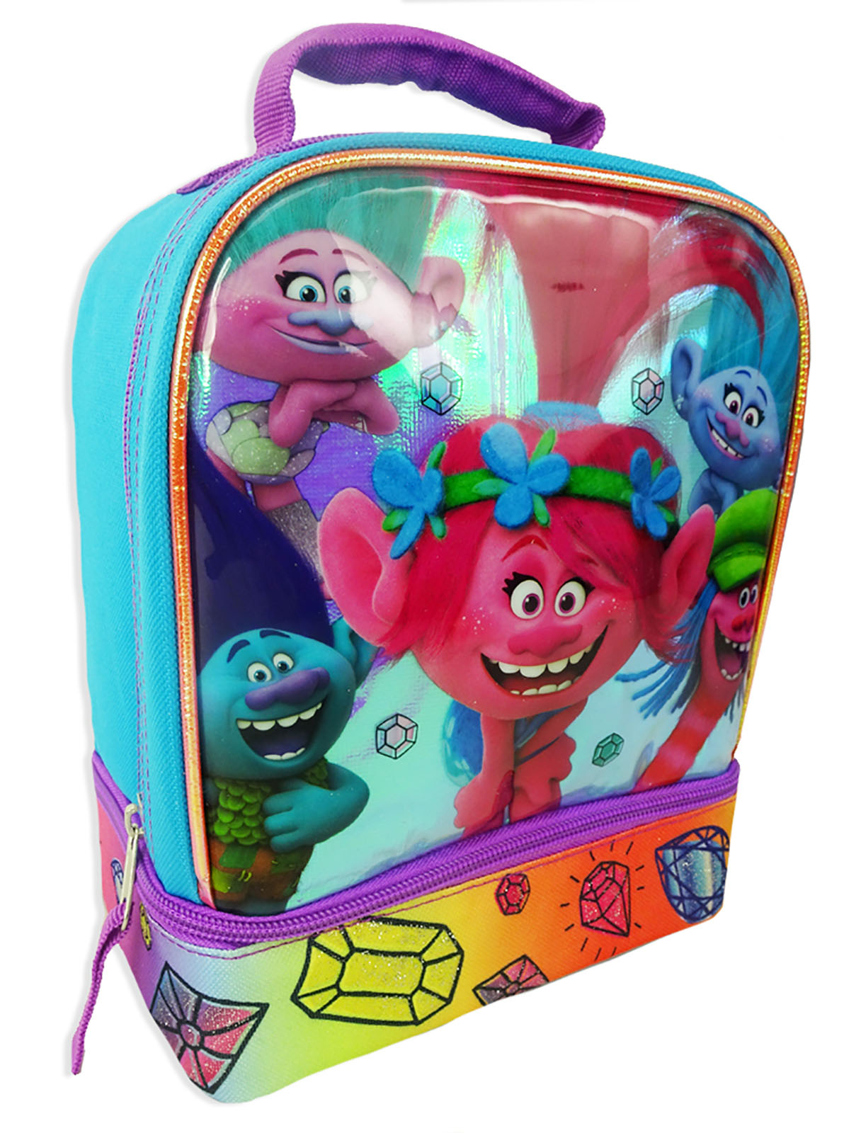 Universal Studios DreamWorks Trolls Drop Bottom Lunch Bag
