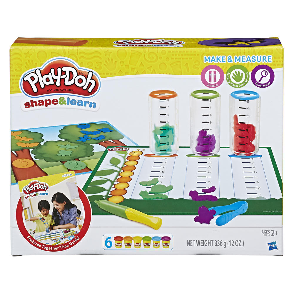 Play-Doh Shape and Learn Make and Measure