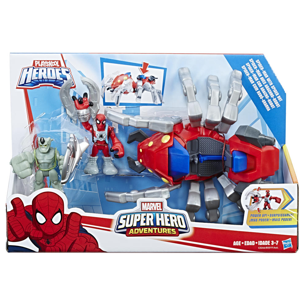 Playskool Heroes Marvel Superhero Adventures Spider-Man with Spider Bot