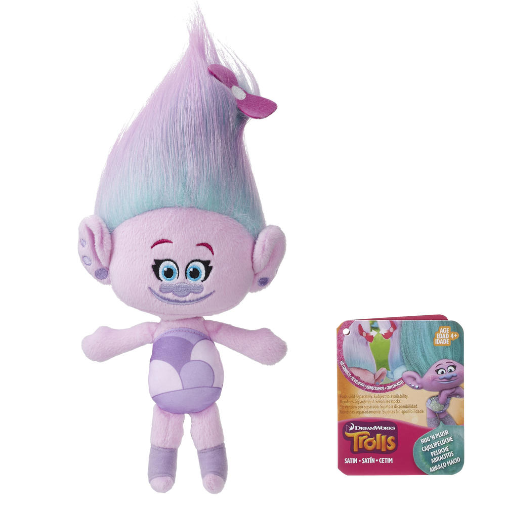Dreamworks Trolls Hug 'N Plush Satin Doll
