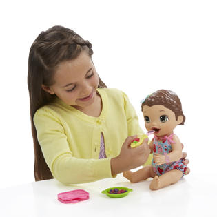 Baby Alive Snackin' Lily Brunette Doll - Kmart