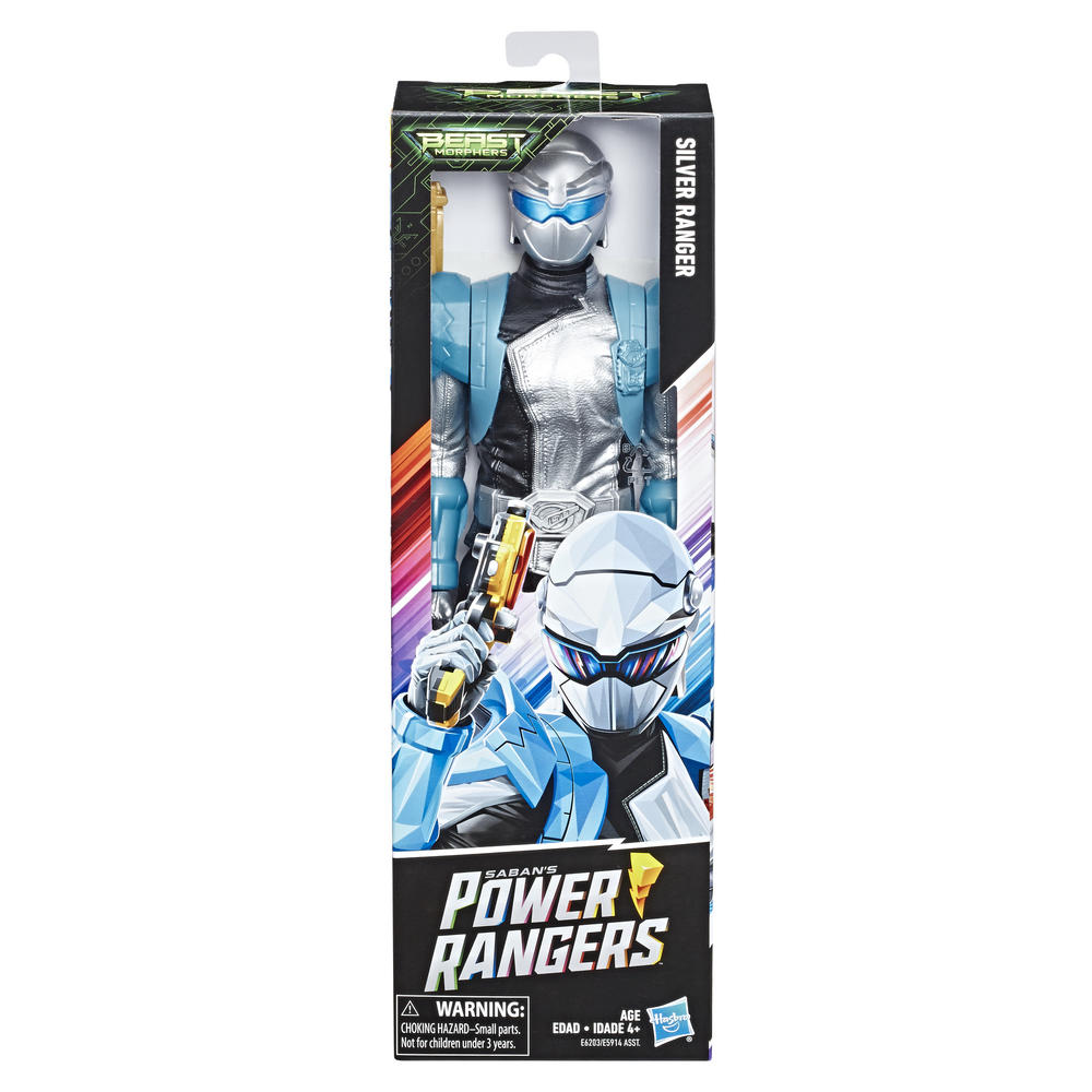 Power Rangers Beast Morpher Action Figure - Silver Ranger
