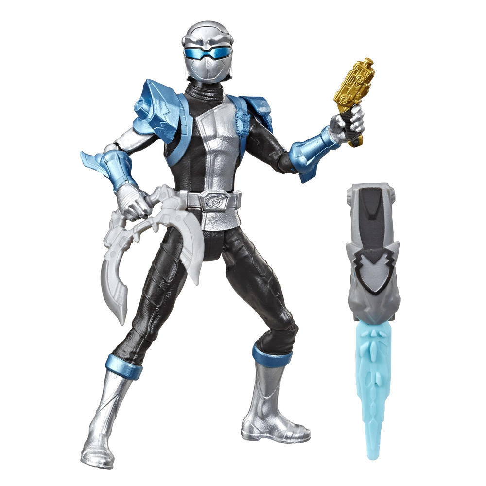 Power Rangers Beast Morpher Action Figure - Silver Ranger