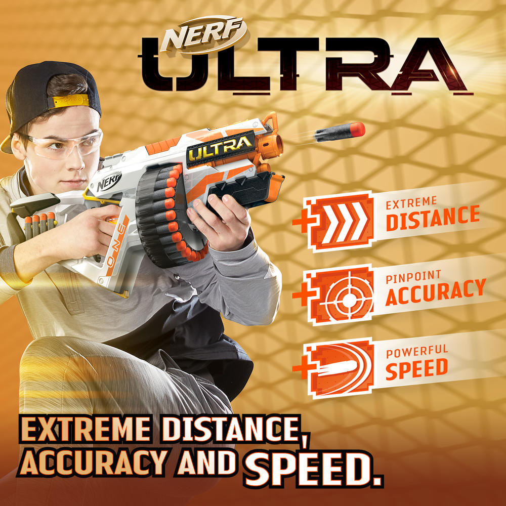 Nerf Ultra One Motorized Blaster -- High Capacity Drum -- 25 Official ...