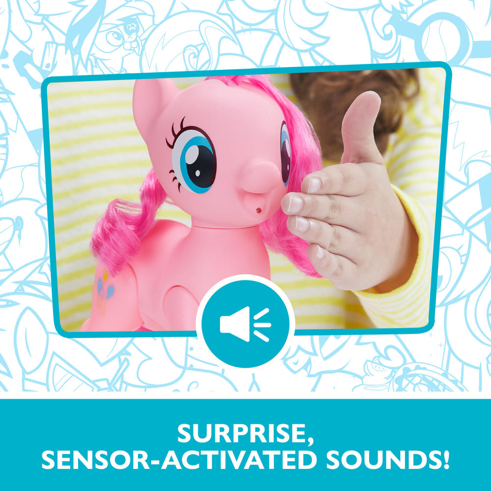 My Little Pony Toy Oh My Giggles Pinkie Pie -- 8-Inch Interactive Toy with Sounds and Movement ...