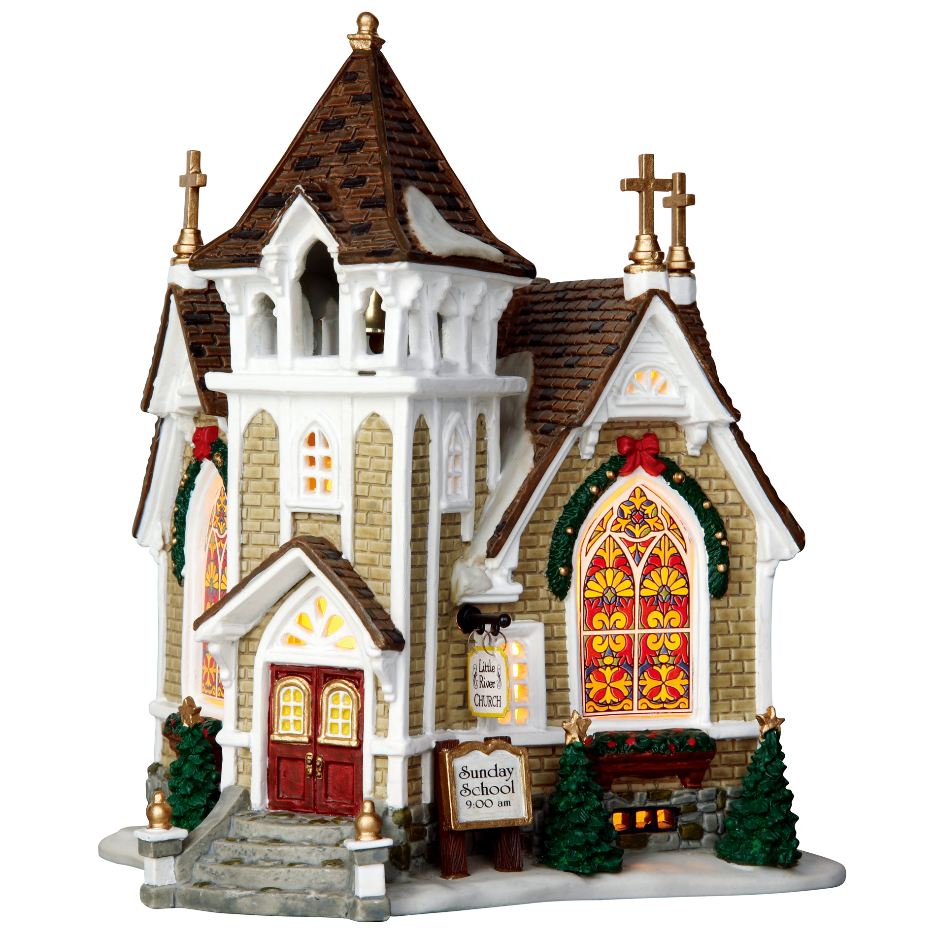 Lemax Little River Church Christmas Village Collectible