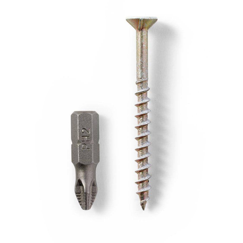 Gladiator 2 in. Color Matched Screws for Garage GearTrack Channels and ...