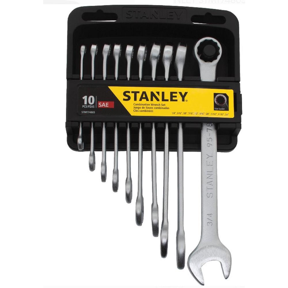 Stanley 10-Piece Combination Wrench Set
