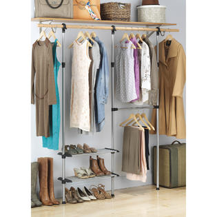 6-Shelf Closet Rod System