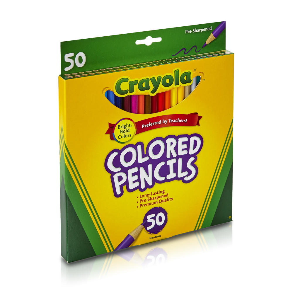 Crayola Colored Pencils, 50 pencils