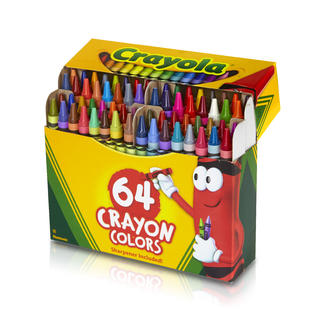 Crayola Crayons with Built-In Sharpener - 64 ct.
